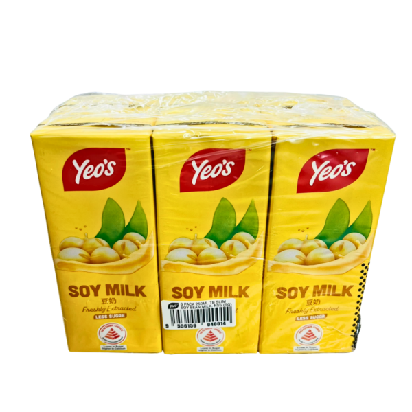 Yeo's Soya Bean Packet Drink - Less Sugar 6x250ml - OurLocalMart