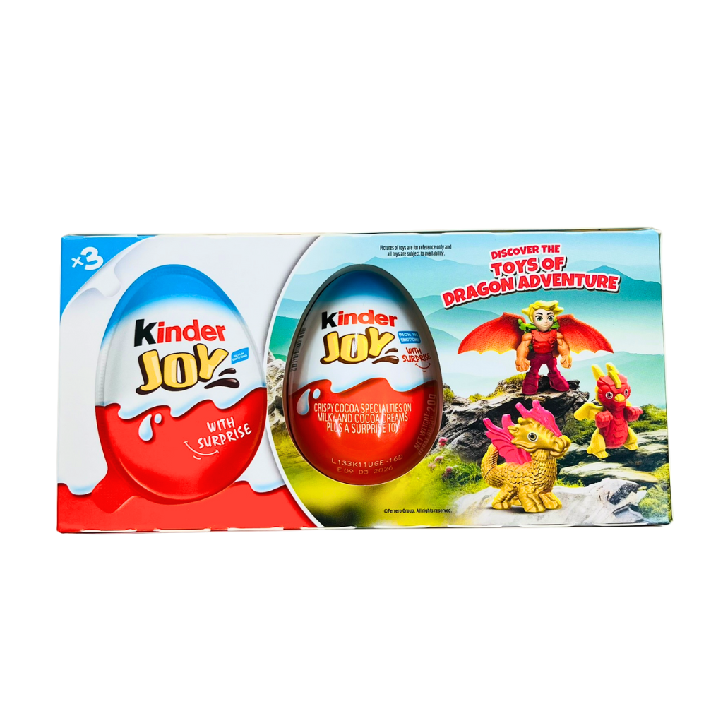 Kinder Joy Chocolate Egg T3 - Boys 3x20g - OurLocalMart