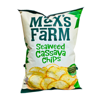 Max's Farm Seaweed Cassava Chips 135g - OurLocalMart